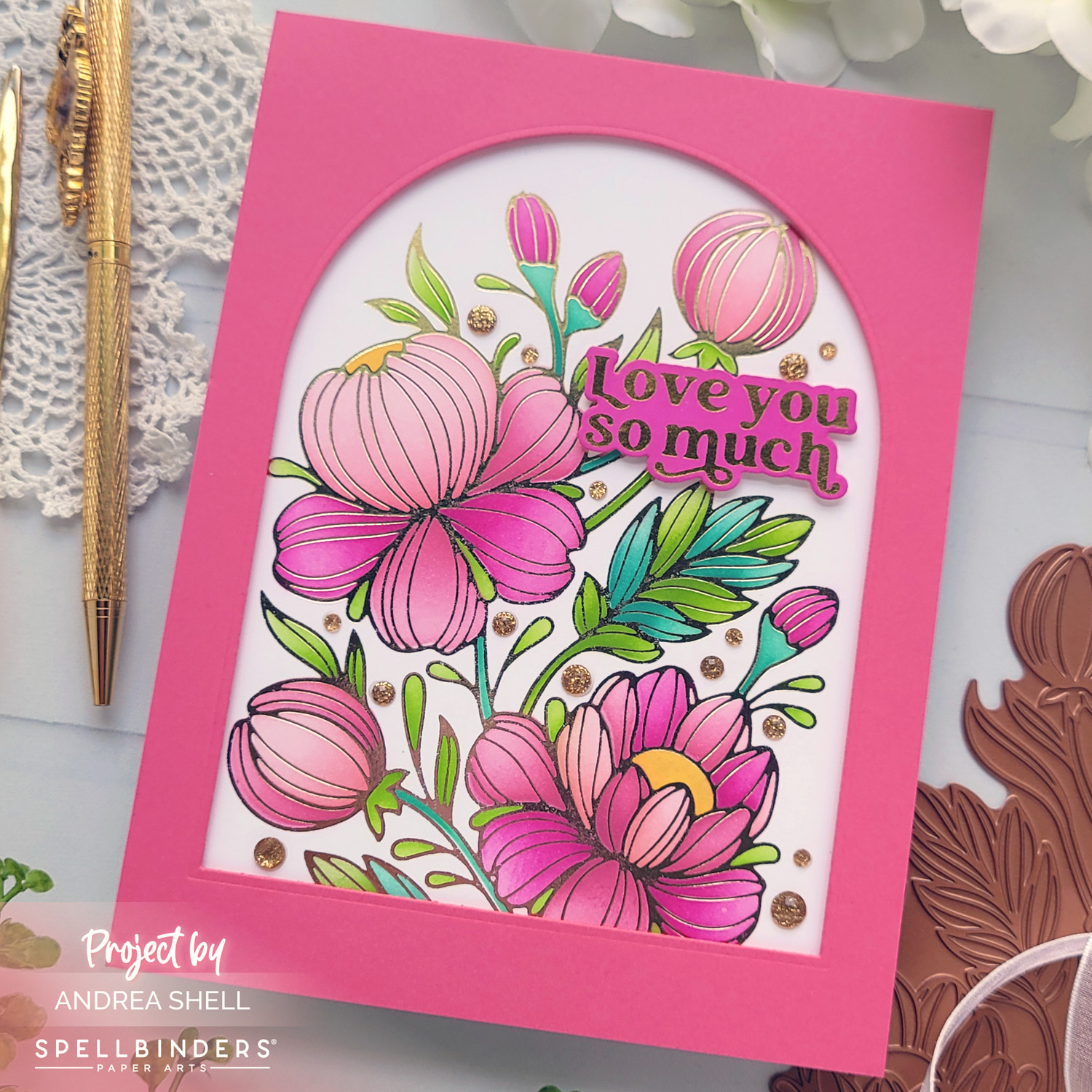 Glimmering Peonies: 2 Techniques for Coloring Foiled Images ...