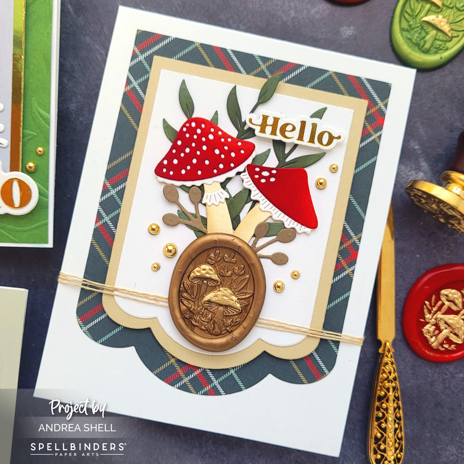 Trio of Mushroom Cards – Blissfully Scrappy