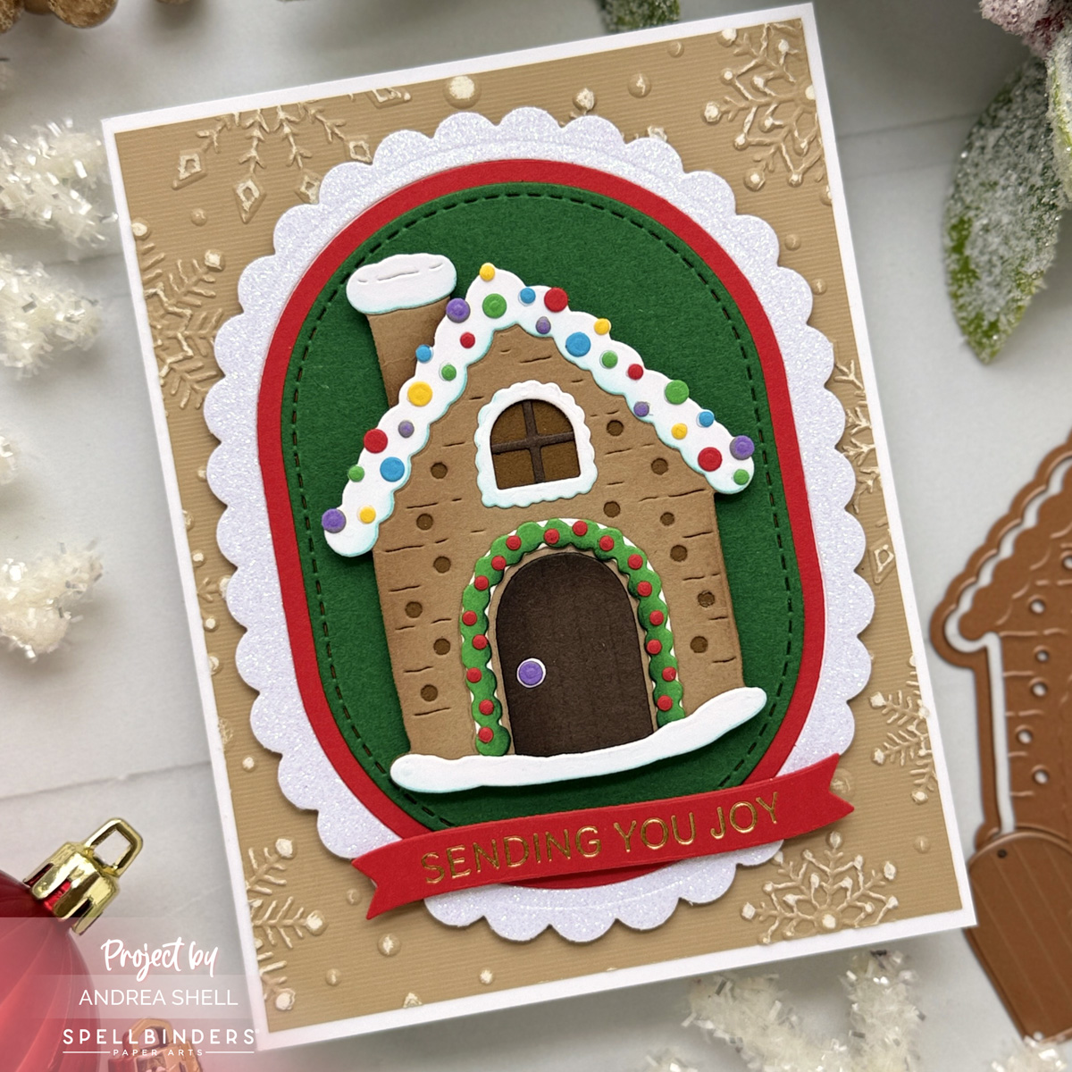 Gingerbread Christmas Cards – Blissfully Scrappy