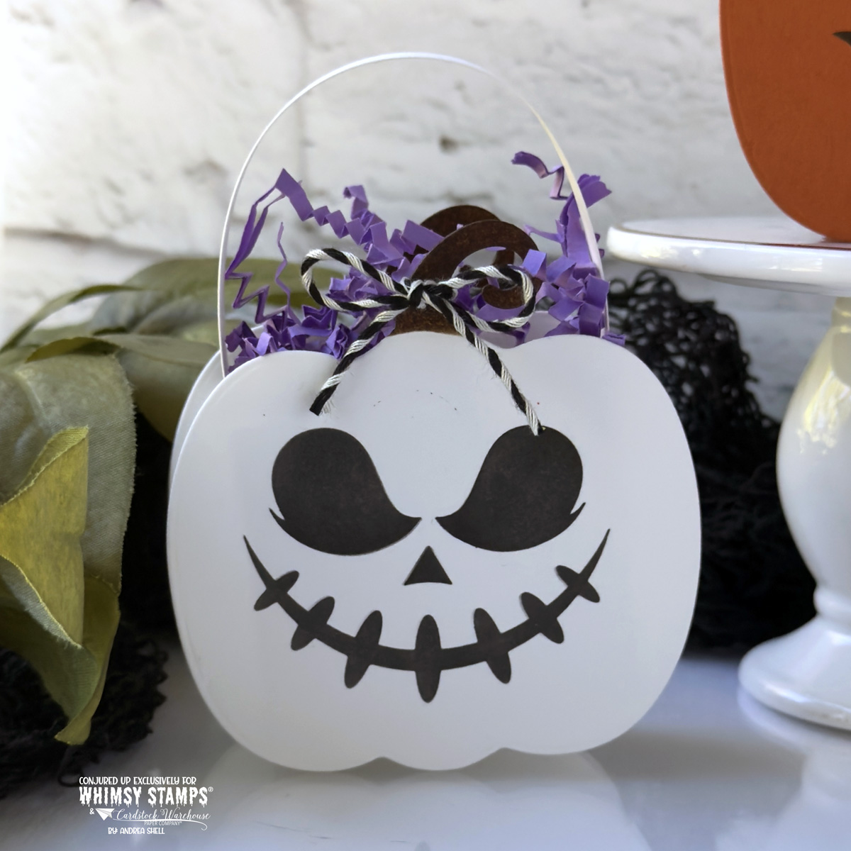 Jack o’Lantern Treat Bags – Blissfully Scrappy